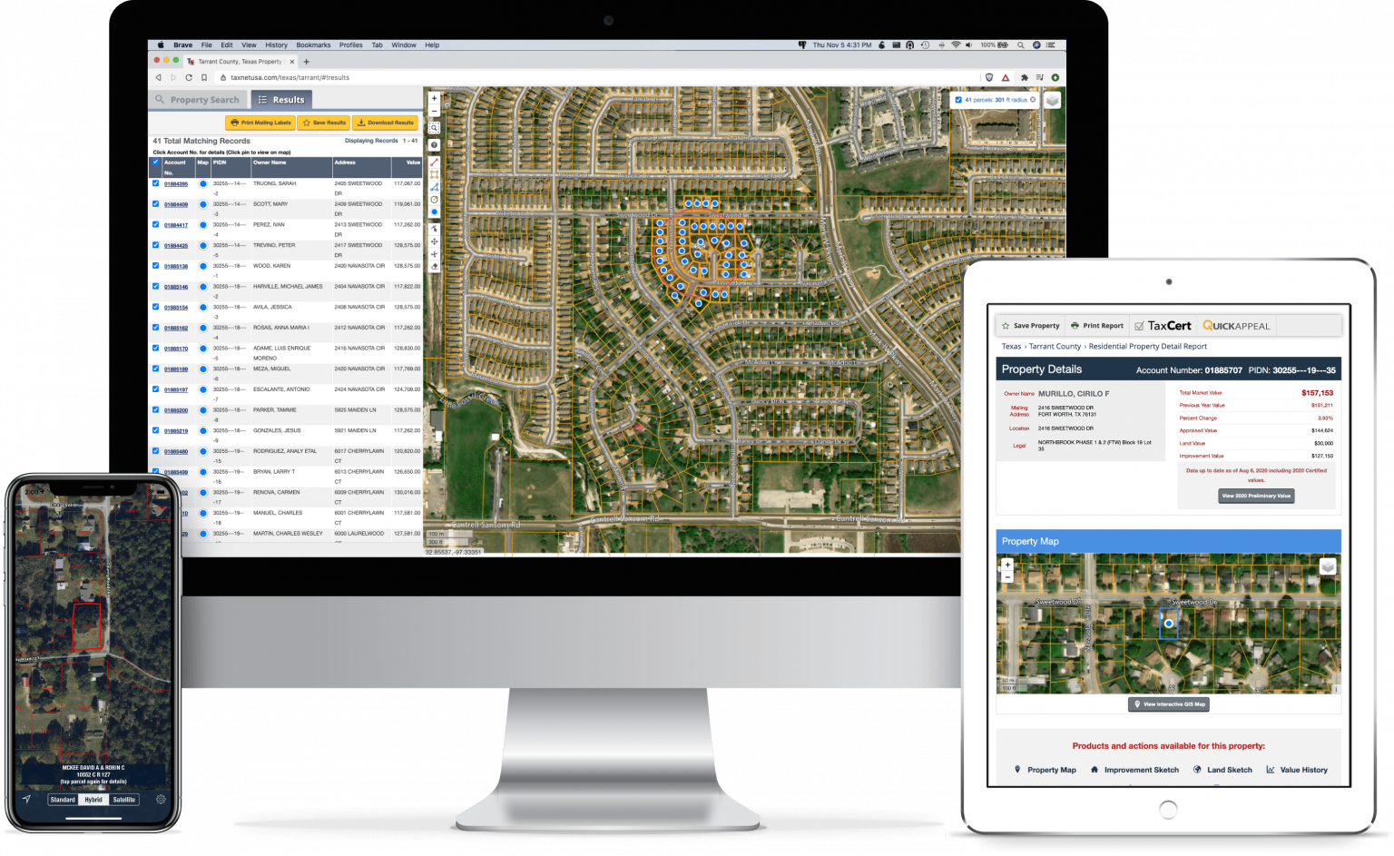 TaxNetPRO - Real estate research and marketing tools - TaxNetUSA